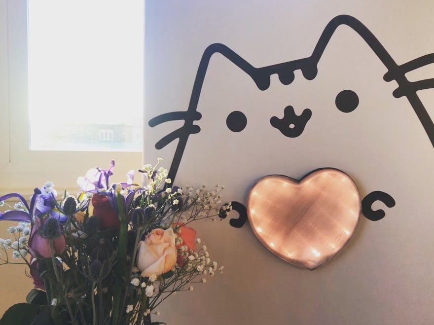 February Make: Pusheen Heart