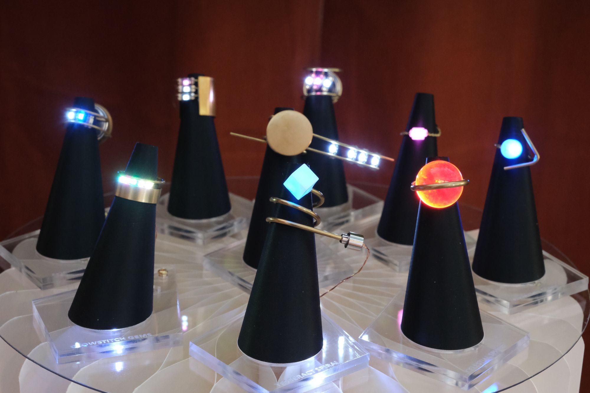 Put all the rings on it